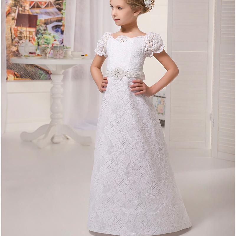 2016 Girls Long First Communion Dresses For Girls Vestidos De Comunion ...